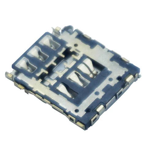 Buy Pcb Mounted Smt Push Pull Tray Hinge Nano Sim Card Connector from ...