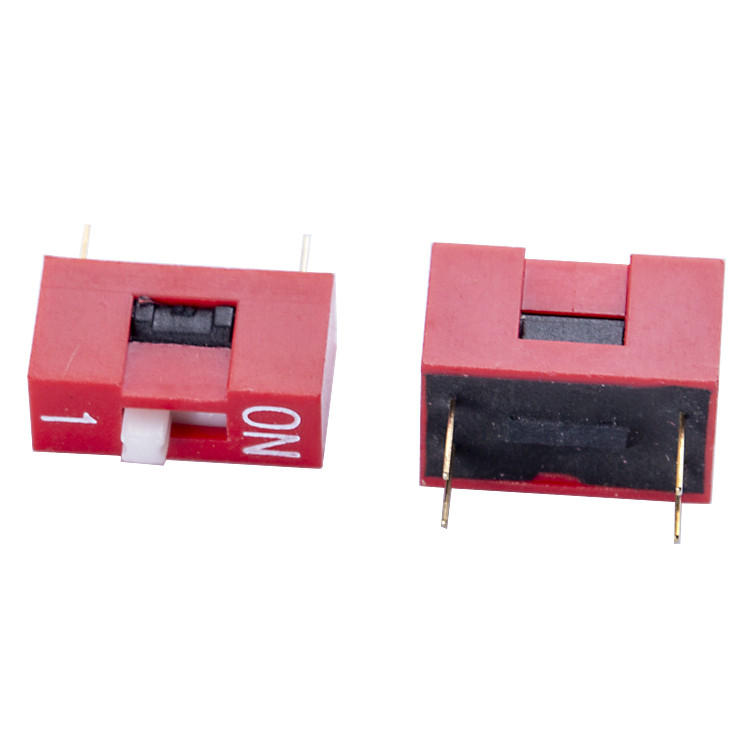 Buy Piano Type Side Dial Dip Switch 2.54mm 10 Position Ds-1p Red Dip ...