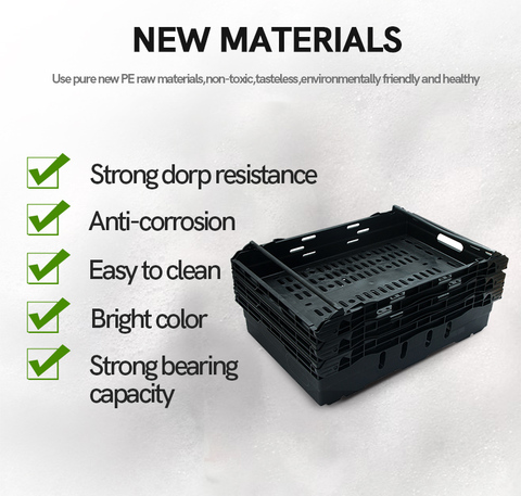 Buy Plastic Nestable And Stackable Crates Fruit And Vegetable Baskets ...