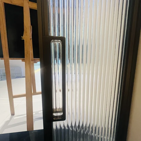 Buy Safety Glass Reeded Tempered Glass 8mm 10mm Door Glass from Swan ...