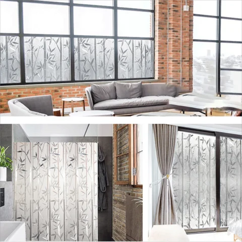 Buy Self Adhesive Vinyl Window Tint Film Frosted Glass Sticker Glass ...