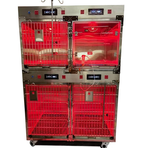 Buy Stainless Steel Veterinary Infrared Therapy Icu Cage Animal ...
