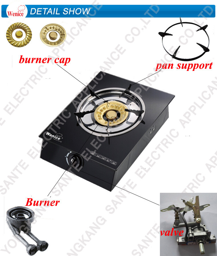 Buy Tempered Glass Stove Cooker Of Kitchen Burners from Yongkang Sante ...