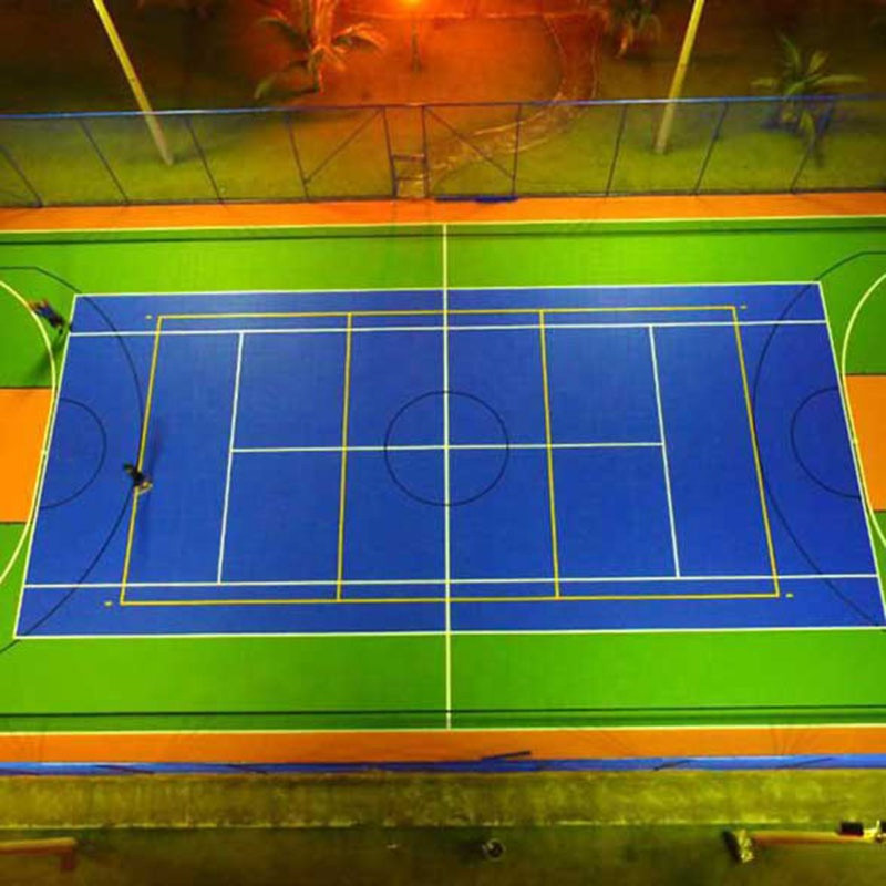 Buy Tennis Court Portable Paddle Tennis Flooring Interlocking Plastic ...