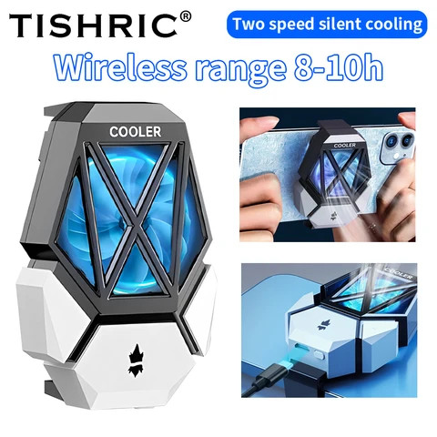 Buy Tishric Mini Cooling Fan Cooler Cell Phone Radiator Blocker ...