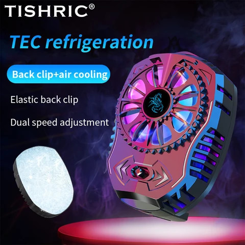 Buy Tishric Mini Usb Cooling Fan Smart Cooler For Cell Phones & Mobiles ...