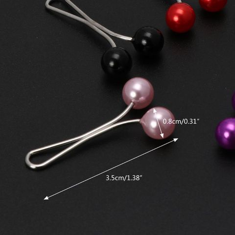Buy U Shaped Needle Pearl Scarf Clip Muslim Style Neck Clip Headscarf ...
