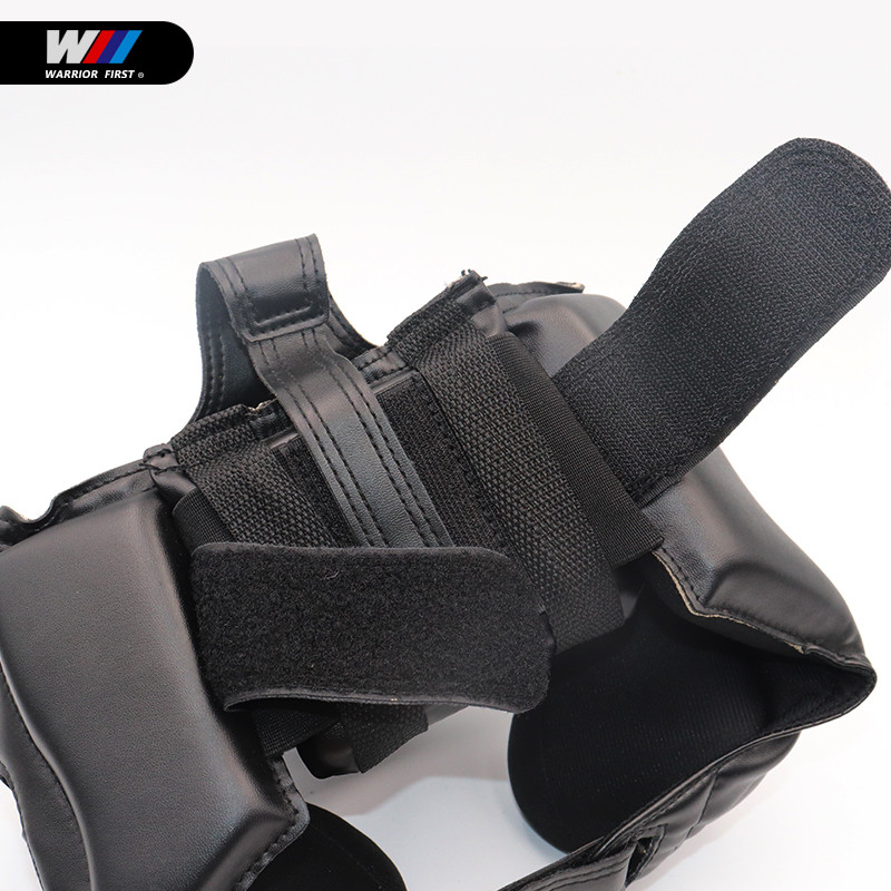 Buy Velcro Closed Boxing Helmet Muay Thai Pu Leather Training Sparring ...