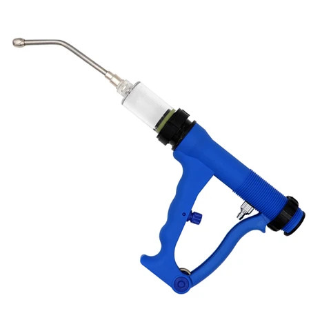 Buy Veterinary Adjustable Continuous Tool Vaccine Syringe Continuous ...
