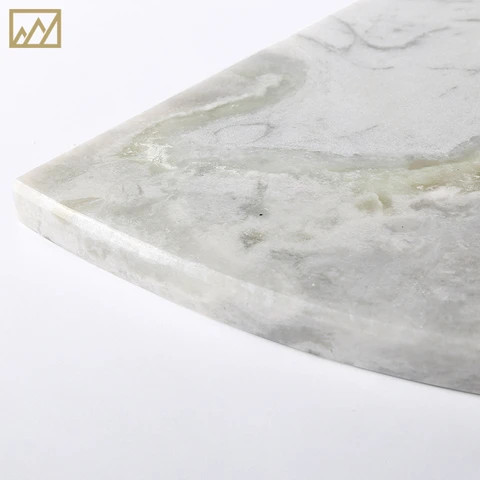 Buy Wall Mounted Natural Stone Triangle Storage Rack Marble Corner ...