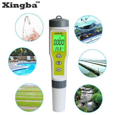 Buy Xingba Professional Tds Ph Meter Ec/ph/temperature Meter Digital ...