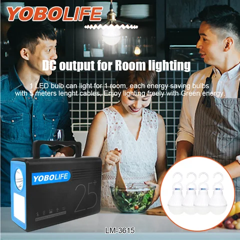Buy Yobolife Lm-3615 Popular Portable Multifunction Solar Energy Kits ...