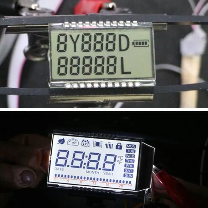 Buy 7 Segment Lcd Display Square Screen Monochrome Tn Htn Stn Va Lcd ...