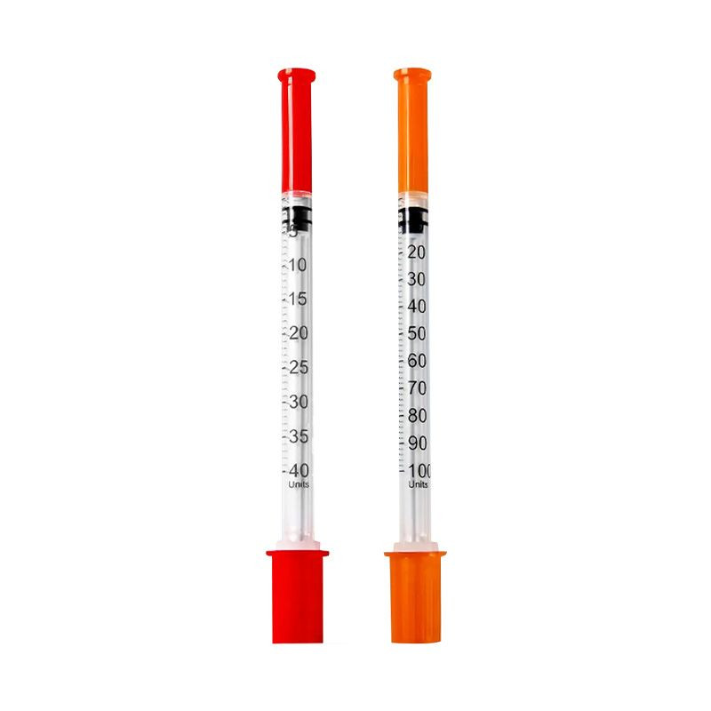 Buy Factory Price Disposable Portable 1 Ml Orange Insulin Syringes from ...