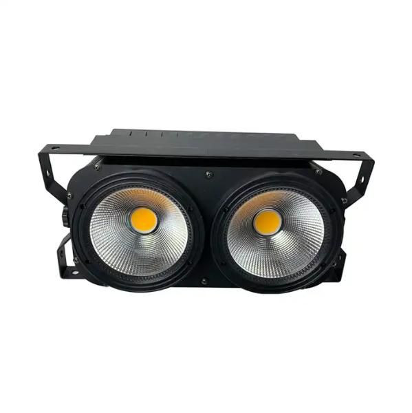 Buy 100w 2 Eyes Cob Led Blinder Stage Light Disco Dj Wash Lights Warm/cold White 2 In 1 from ...