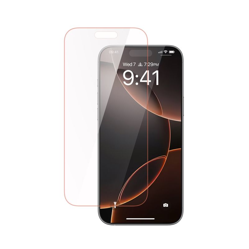 Buy Red Light Phone Tempered Glass Film For Iphone16pro Anti-static ...