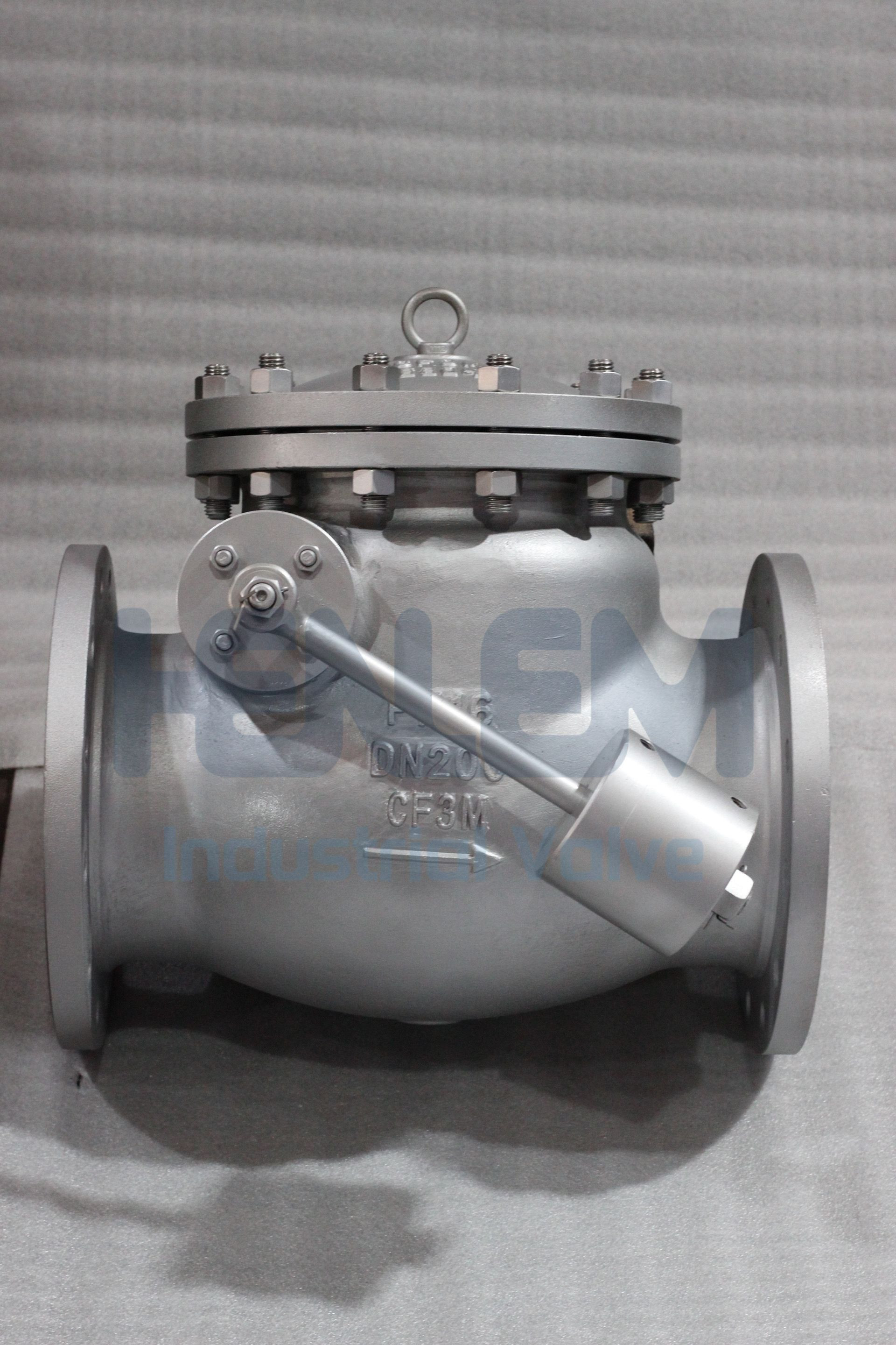Buy Dn200 Pn16 Stainless Steel Cf3m Swing Check Valve With Counter ...