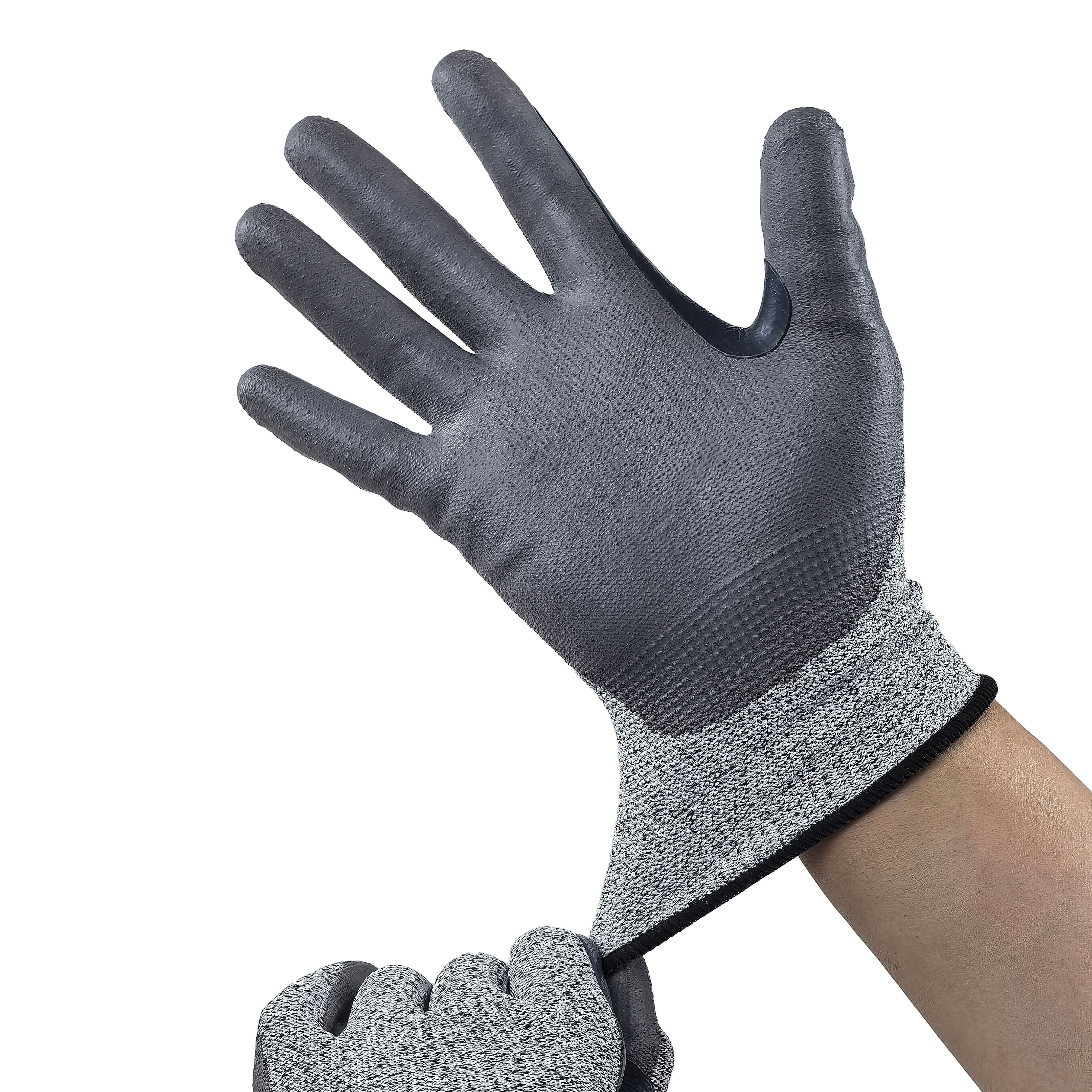 Buy Cut Level C Palm Dipped Pu Gloves 13g Reinforced Fourchettes ...