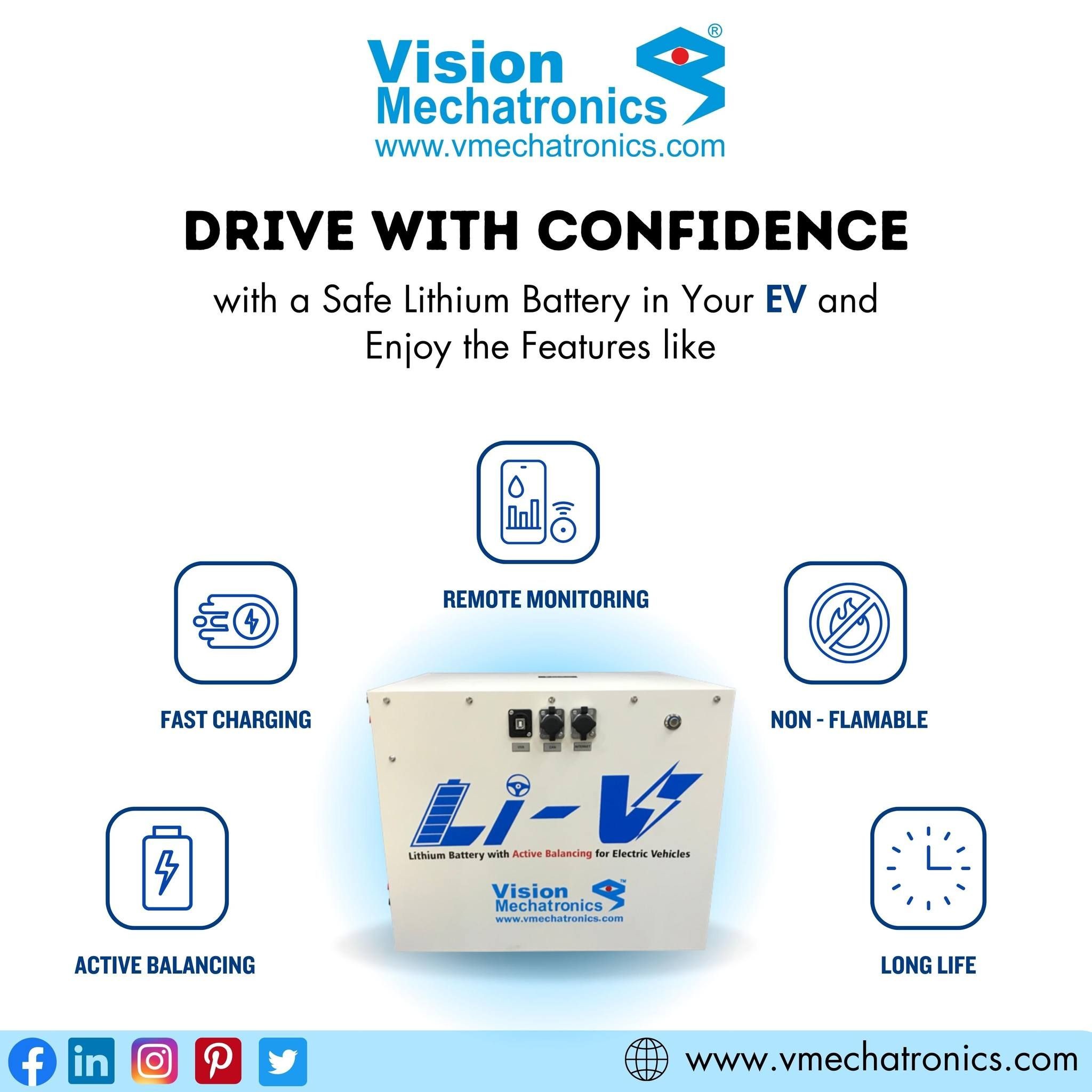 Buy Li-v Battery from Vision Mechatronics Pvt. Ltd, India | Tradewheel.com