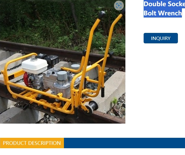 Buy Double Sockets Petrol Engine Rail Bolt Wrench from Wuhan Linkage ...