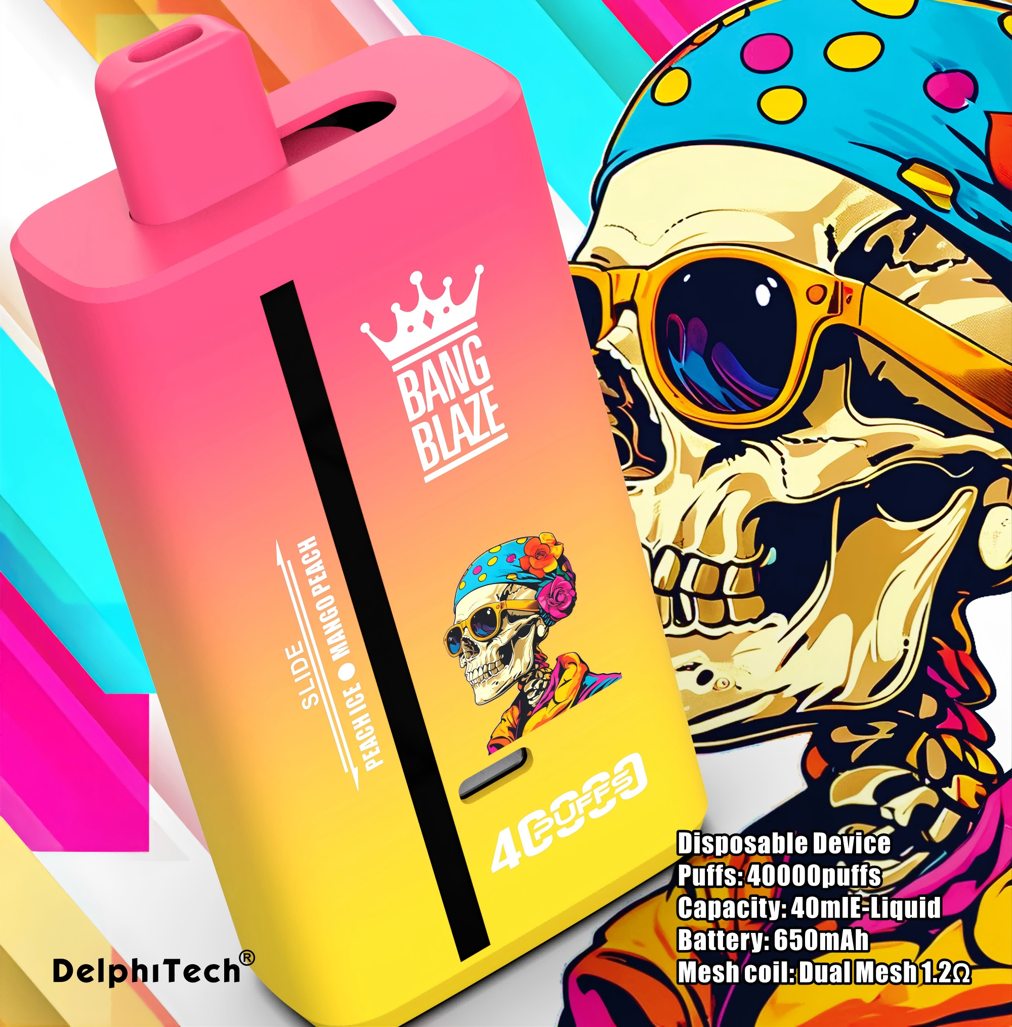 Buy Bang Blaze Disposable Vape With Display Dual Flavors 40000 Puffs E ...