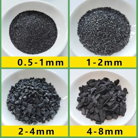 Buy 1-2mm High Iodine Coconut Shell Activated Carbon, Purified Water ...