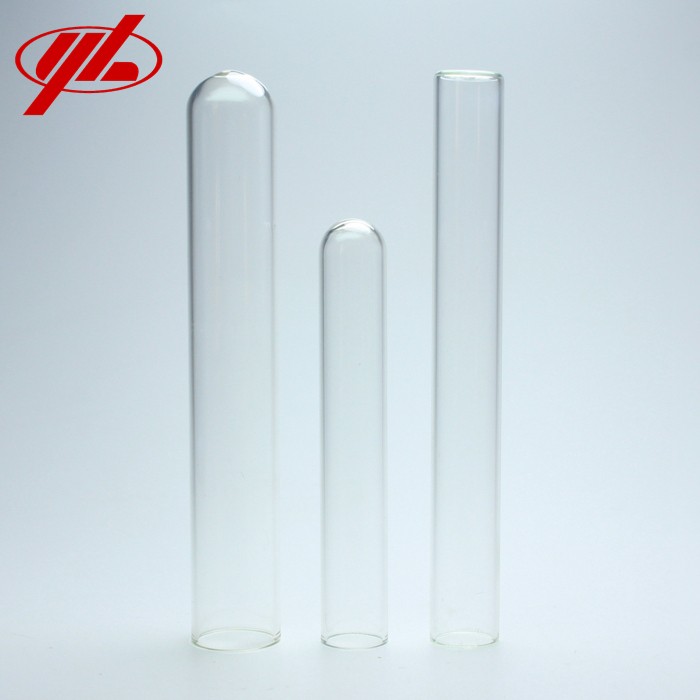 Buy 10ml 25ml 50ml 100ml Flat Or Round Bottom Clear Glass Test Tube ...