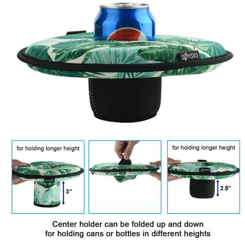 Buy 2021 Amazon Swimming Floating Can Holder Neoprene Floating Drink ...