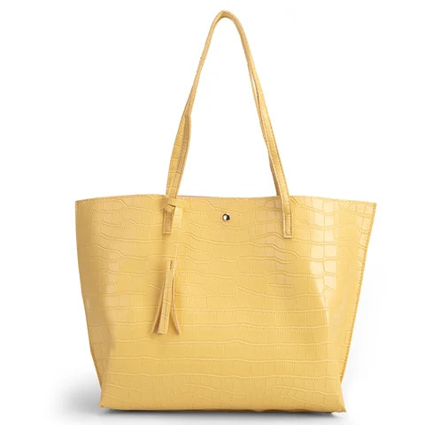 Buy 2024 Stone Pattern Material Multi-colored Tote Shoulder Bag Big ...