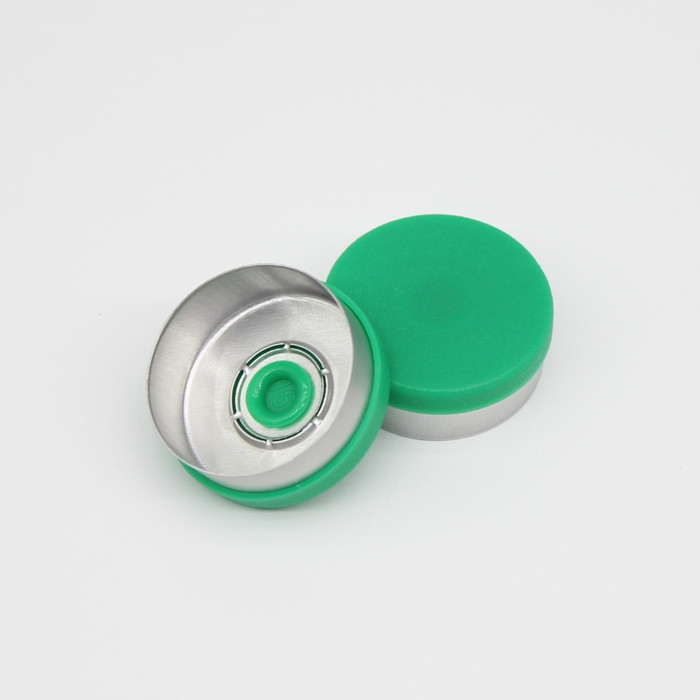 Buy 20mm Medication Green Crimp Top Bottle Caps Flip Top Aluminump ...