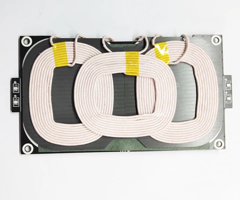 Buy 3 Coils Induction Dc12-24v Wide Voltage Fast Wireless Charging Pad ...