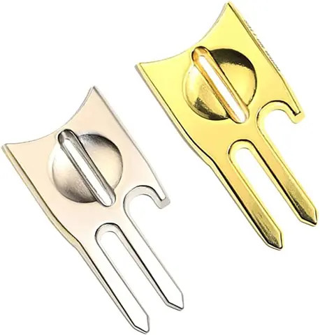 Buy 6-in-1 Multipurpose Portable Metal Golf Divot Repair Tool With ...