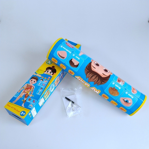 Buy Ag03 My Body Talking Poster Interactive Educational Human Anatomy ...