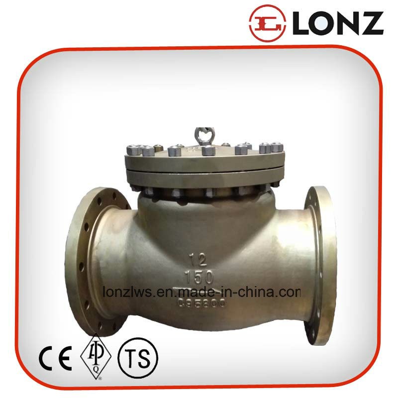 Buy Aluminum Bronze C95800 Ansi Flanged Swing Check Valve from Zhejiang Lonze Valve Co., Ltd ...