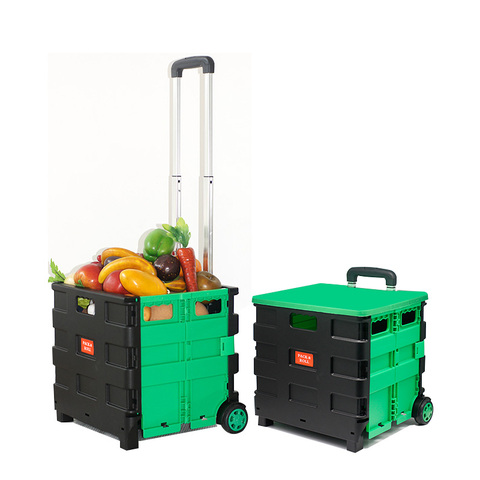 Buy Amazon Best Selling Collapsible Rolling Crate Lightweight Trolleys ...