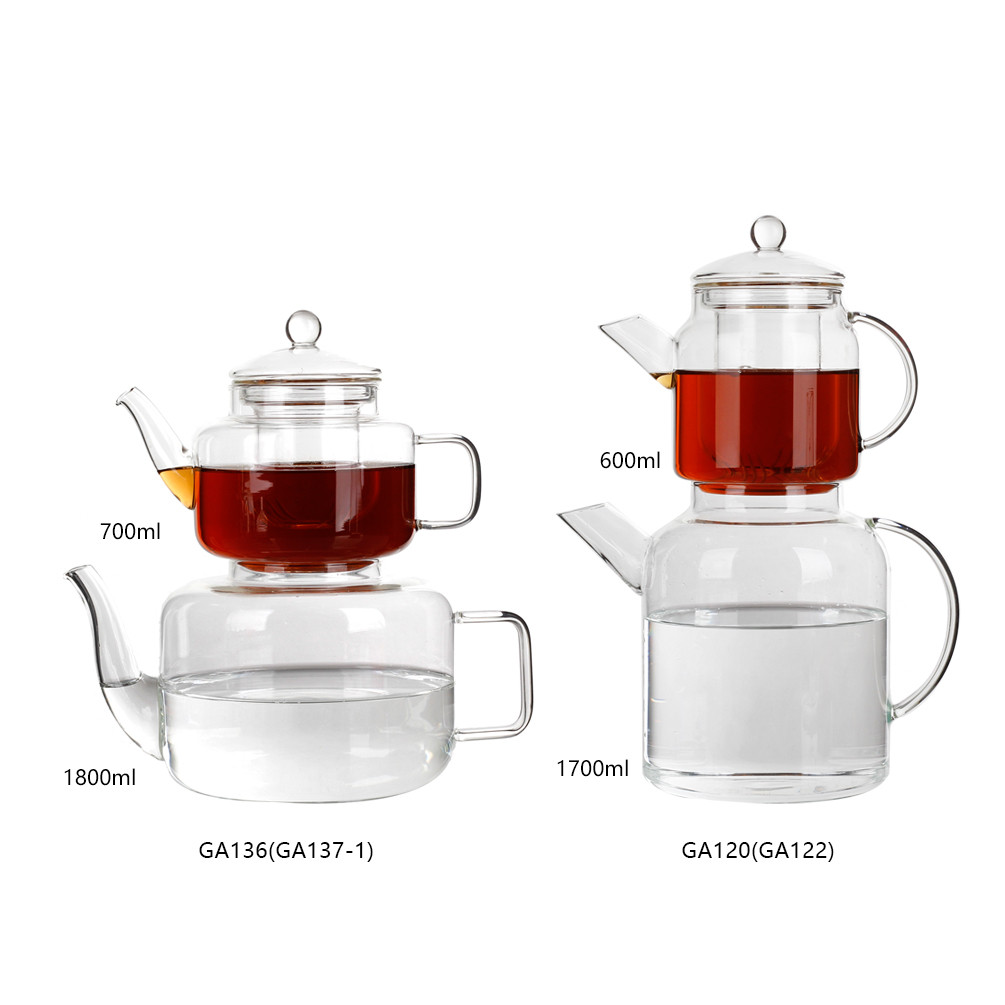 Buy Amazon Best Selling Pyrex Glass Tea Pot With Strainer Kung Fu ...