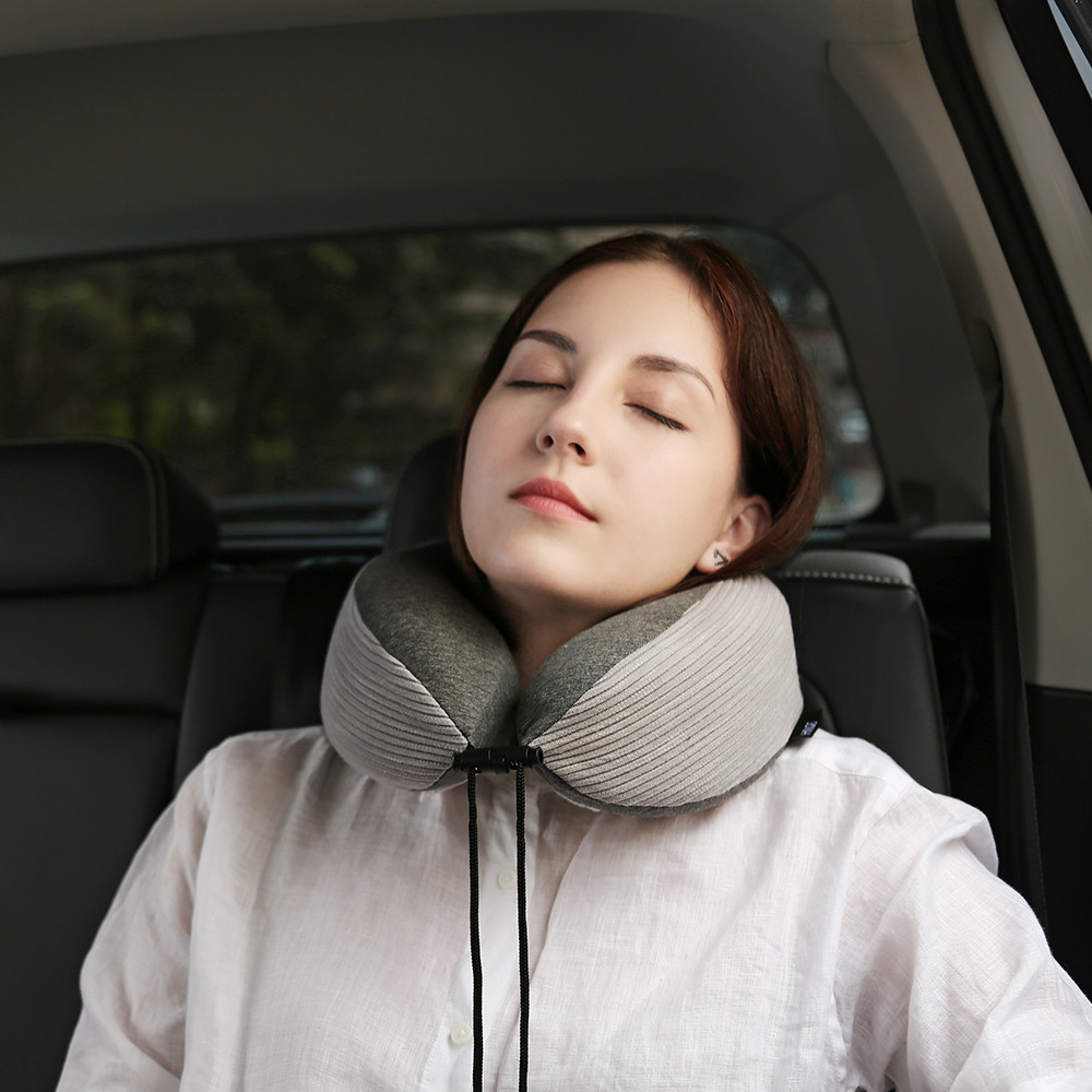 Buy Amazon Memory Foam Neck Rest U-shape Support Travel Pillow Airplane ...