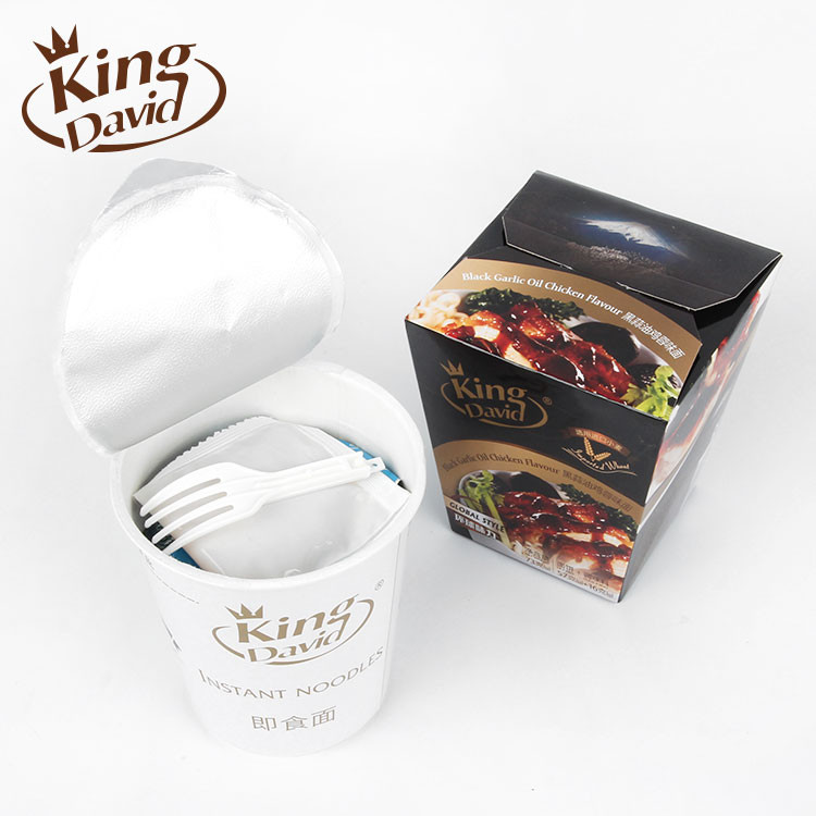 Buy Black Garlic Chicken Flavour Instant King David Ramen Noodle Fried ...