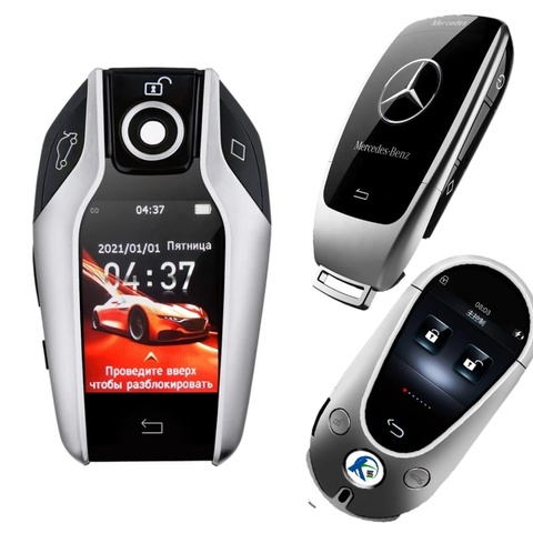 Buy Carseng Touch Lcd Smart Car Key Remote Starter Original Ignition ...