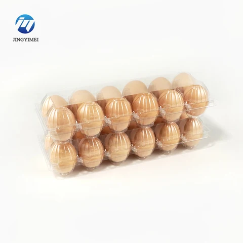 Buy Clear Plastic Cartons For 12 Holes Plastic Egg Cartons For ...