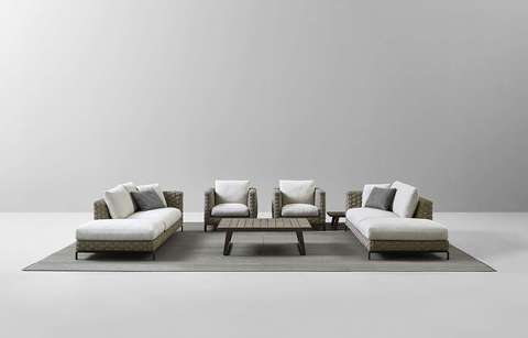 Buy Couture Nordic Style Luxury Garden Rattan Outdoor Furniture Alum ...