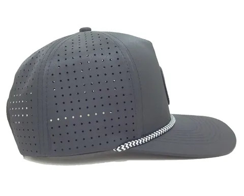 Buy Custom Pvc Rubber Logo Baseball Caps With Laser Cut High Quality 5 ...
