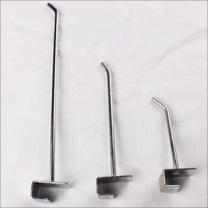 Buy Custom Store Display Shelf Square Tube Bracket Hook Supermarket ...