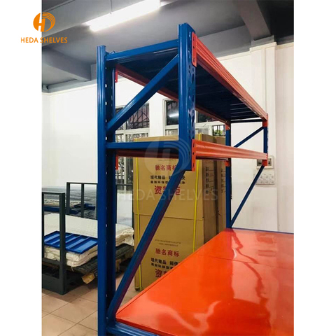 Buy Custom Supermarket Warehouse Storage Steel Stacking Shelves Storage ...