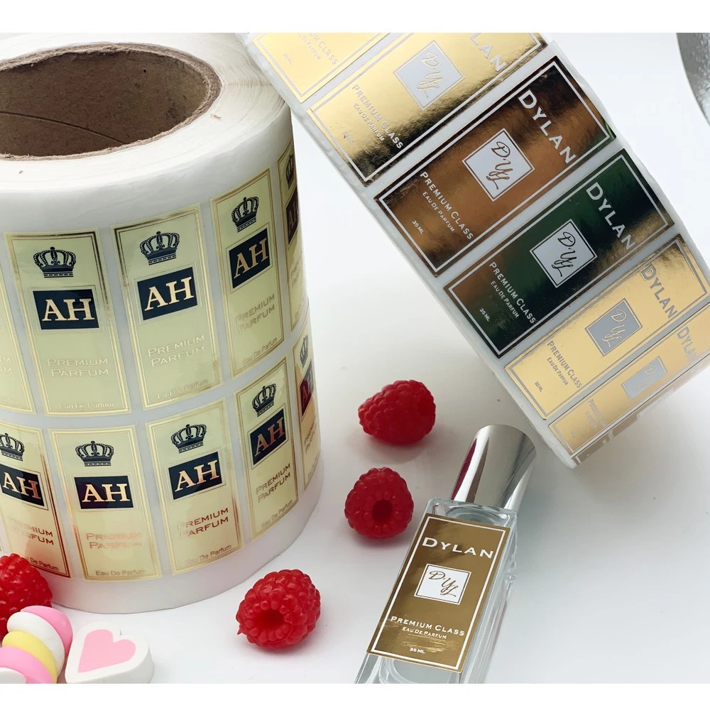 Buy Customized Luxury Aluminium Vinyl Gold Foil Private Logo Glass ...