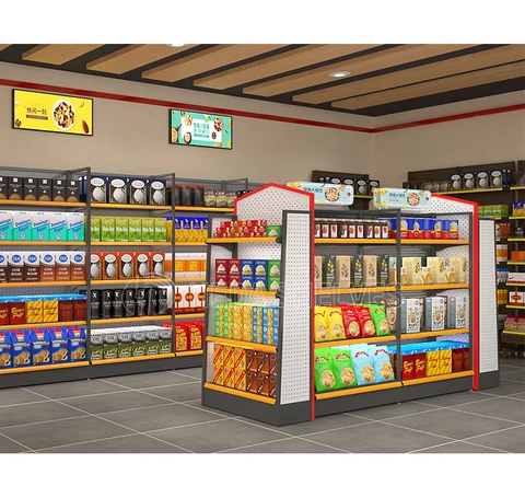 Buy Customized One-stop Supermarket Equipment Racks Design Layout ...