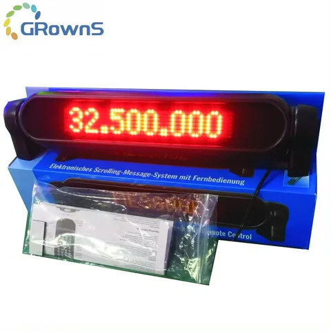 Buy D750 Running Scrolling Messages Moving Text Screen Led Car Display ...