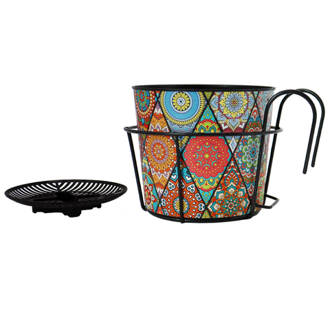 Buy Econo Unique Balcony Wall Mounted Decor Hanging Planter Basket ...