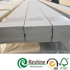 Buy Finger Jointed Primed Window Reveal Flat S4s Trim Board from Xiamen ...