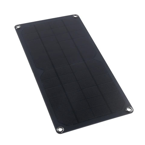 Buy Flexible Solar Panel 10w 12v Sun Power Panels With Dc5521 Ports 3w ...